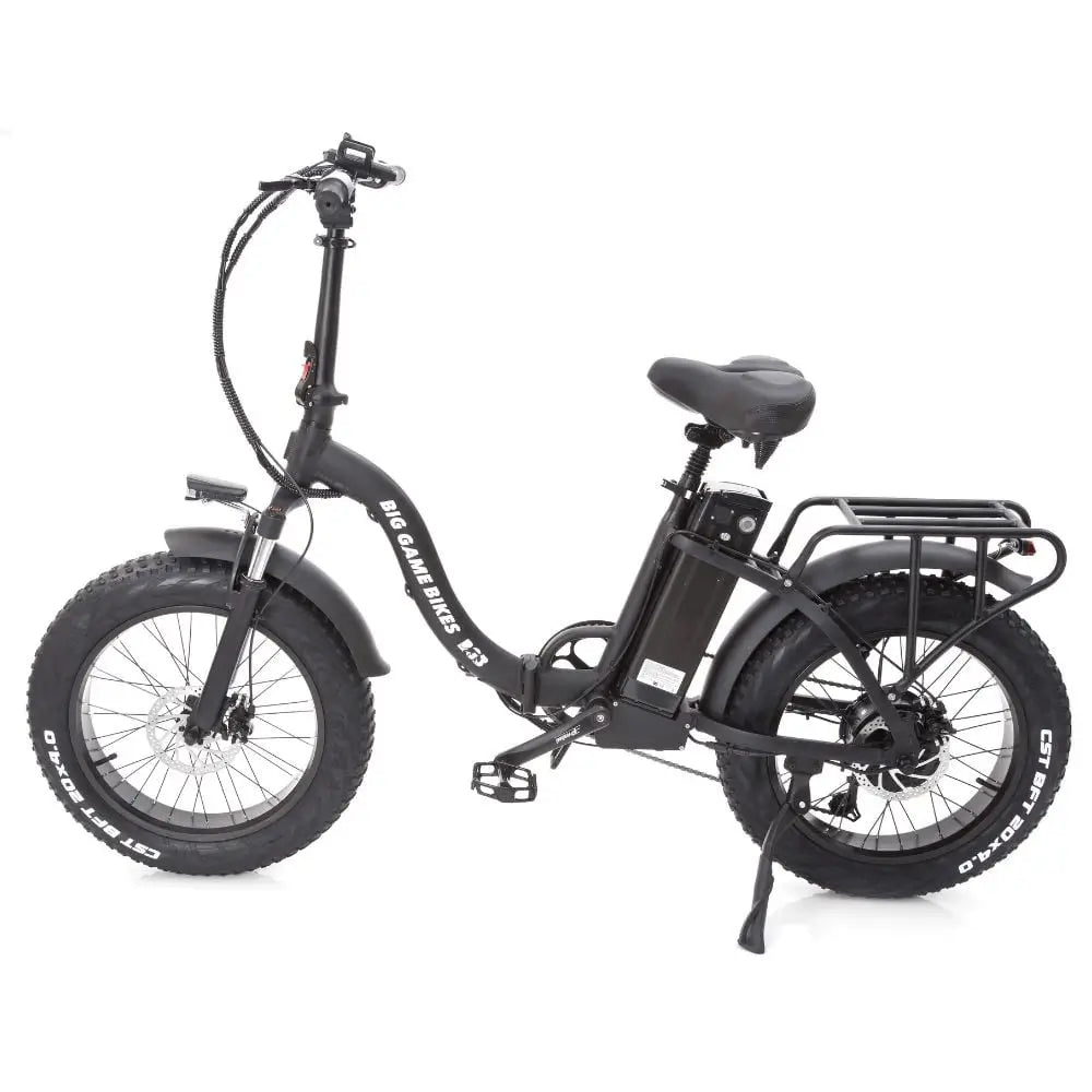 Big Game Bikes Impala Folding Fat Tyre Electric Bike 250W – Bike Yard ...
