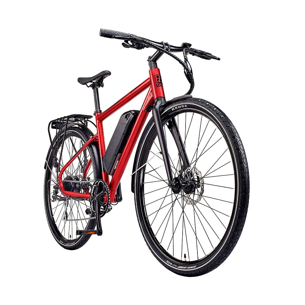 EZEGO Commute EX Gents Electric Bike 250W - Matt Metallic Red – Bike ...