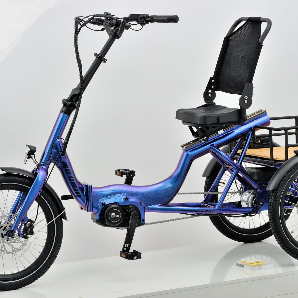 Revom T4 Semi Recumbent Electric Tricycle Cargo Bike 250W – Bike Yard ...
